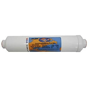 Omnipure (K5633-JJ) 12"x2.5" Inline K-Series T33 GAC Acid Wash Carbon T33 1/4" FQC