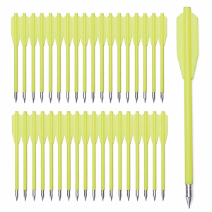 60PCS 6.3 Inch 50-80LB Mini Archery Crossbow Bolts Set with Sharp Metal Tip, Reusable Durable Arrow Dart for Shooting Target Practice, Small Hunting Game, Outdoor Fishing