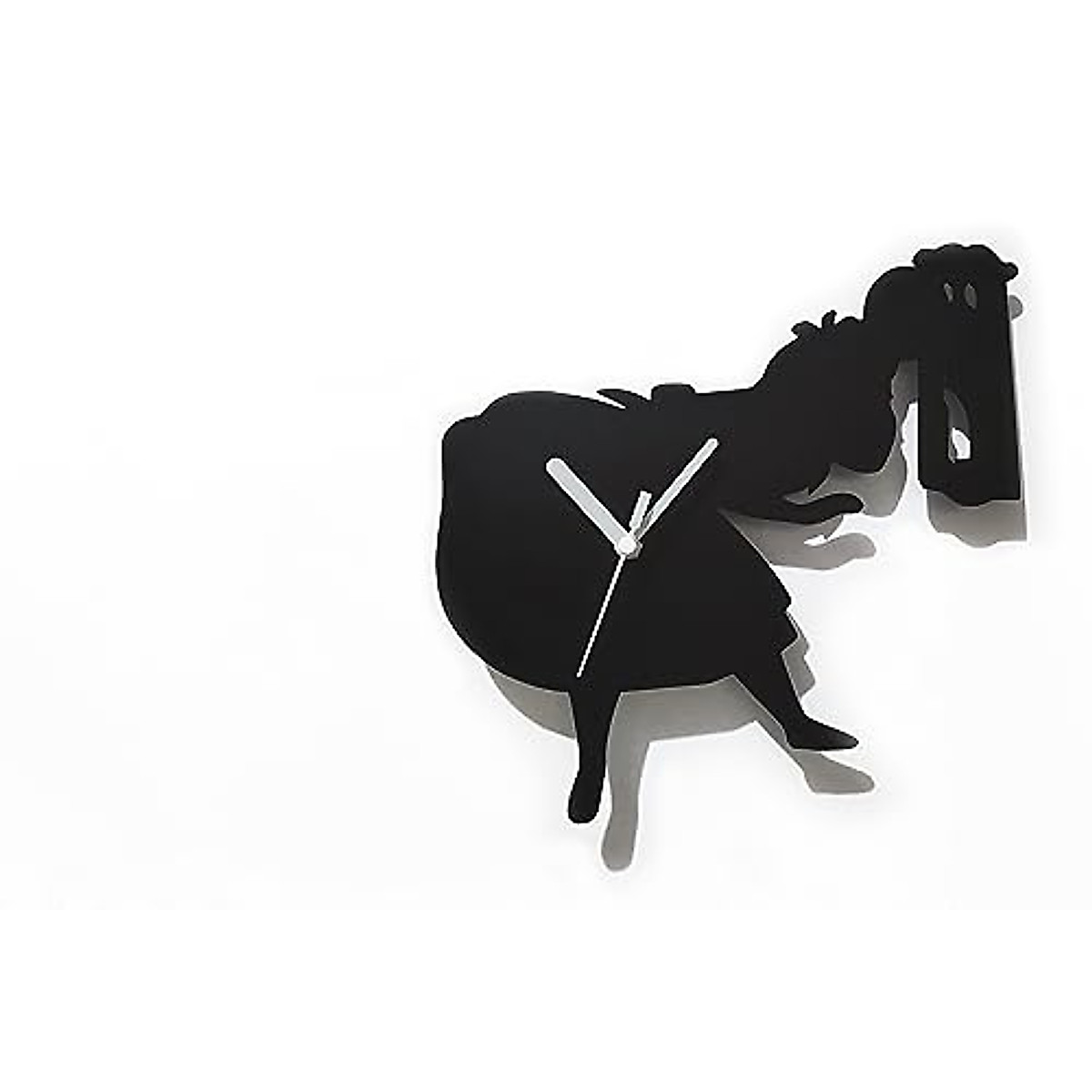 Alice looking through the keyhole Wall Clock - Keyhole Wonderland - Talking Door Knob - Alice's Adventures - Kids Nursery and Playroom Decor