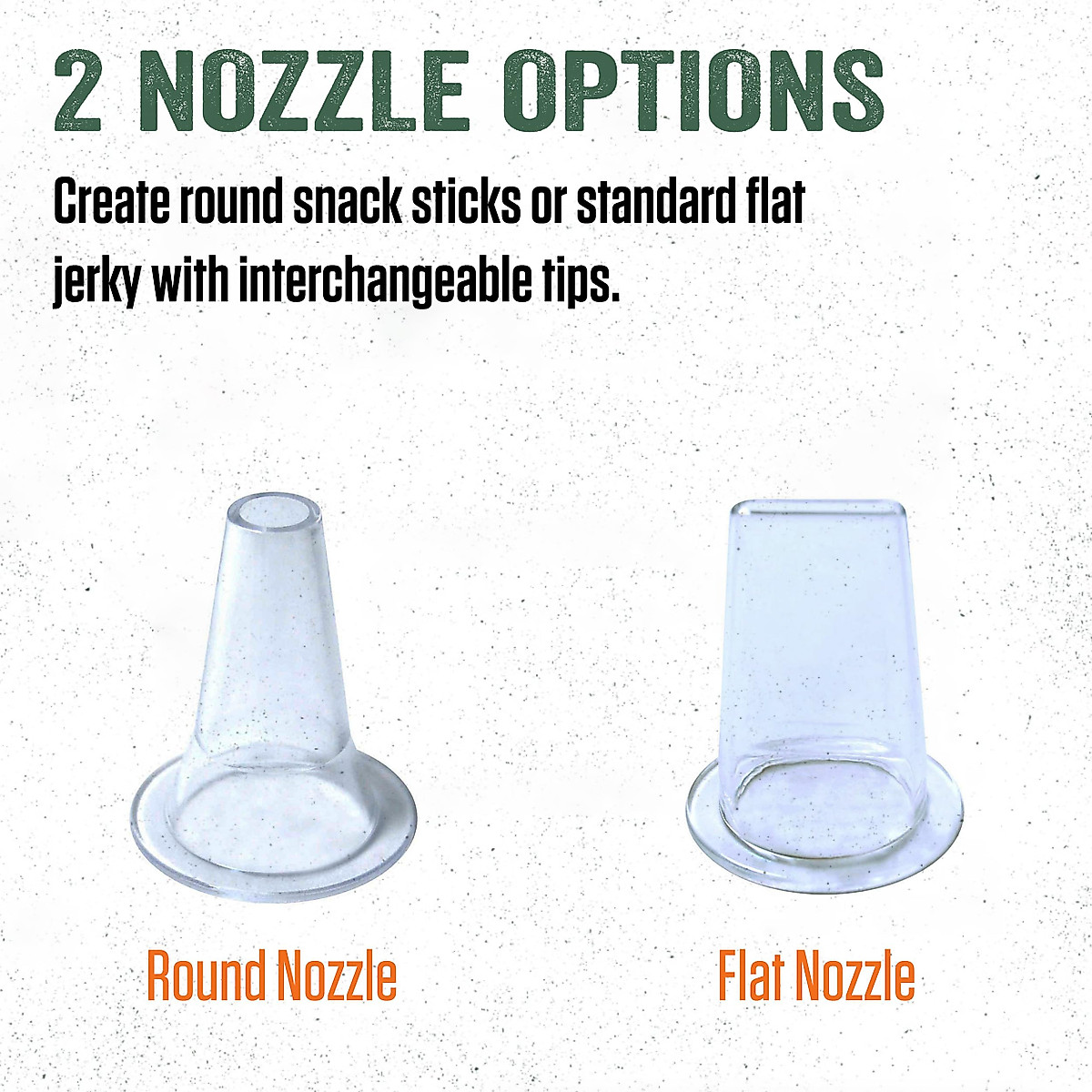 LEM Products Jerky Gun with Nozzles, Backwoods Seasonings, Plastic