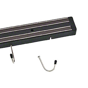 NEW, 13 Inch Long Wall-Mount Magnetic Knife Holder, Wall-Mount Tool Holder, Magnetic Knife Strip, w/Three (3) Hanging Hooks