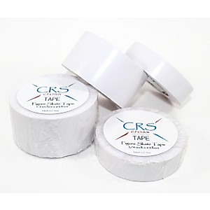 CRS Cross Figure Skate Tape (Combo 1 roll 1.5 inch & 1 roll 3/4 inch) - Longer 65 foot roll to protect leather figure skating boots without polish & keep laces tightened.
