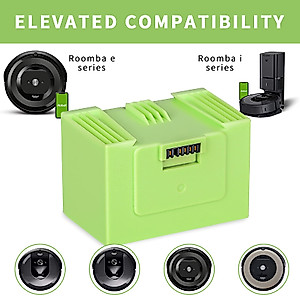 JYJZPB i7 Replacement Battery Compatible for iRobot Roomba i7 i7+ i7 Plus e5 7150 7550 e5150 e5152 4624864 ABL-D1, 3200mAh