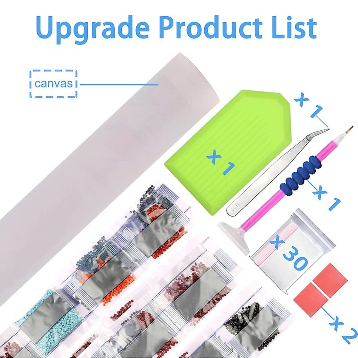 JAKI Diamond Painting Kits for Adults, DIY 5D Diamond Art Painting with Round Diamonds Full Drill Gem Art Painting Kit for Home Wall Decor (12x16inch/30×40cm)