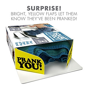 Prank Pack, Squat & Trat Prank Gift Box Prank Gift Box, Wrap Your Real Present in a Funny Authentic Prank-O Gag Present Box | Novelty Gifting Box for Pranksters
