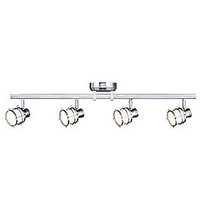 Hampton Bay 4-Light Pewter Integrated LED Track Lighting Fixture