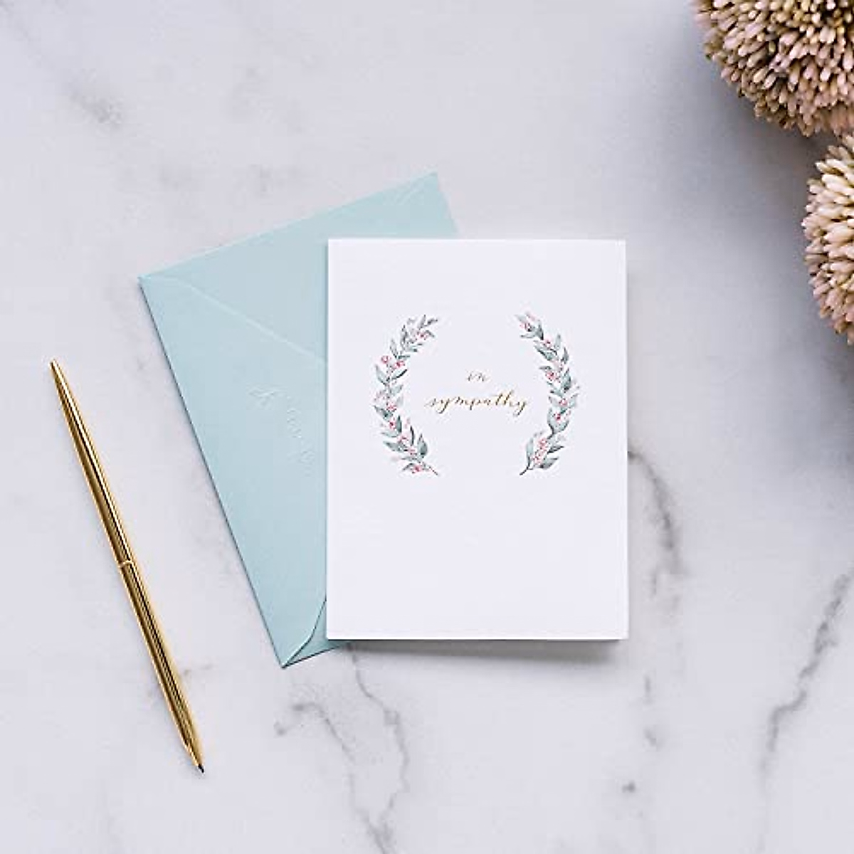 Send Wishes of Peace: Papyrus Premium Sympathy Card