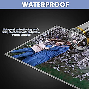 Laminating Sheets, PANDRI 100 Pack Thermal Laminating Pouches Holds 11 x 17 Inch, 3 Mil Plastic Laminator Paper 11.5 x 17.5 Inch, Clear Round Corner