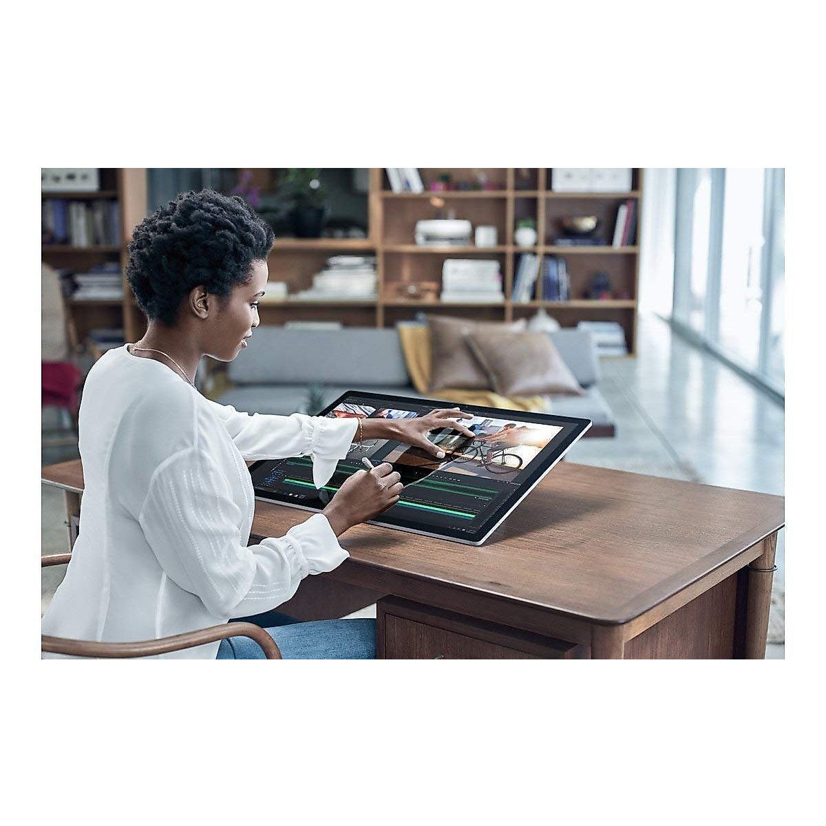 Microsoft Surface Studio All-in-one 28" 4500x3000 Touchscreen, i5, 8GB RAM, 64GB SSD+1TB HDD AIO PC, 4 Cores up to 3.50 GHz CPU, GTX 965M, Webcam, Surface Pen, Keyboad, Mouse, Win 10 Pro (Renewed)