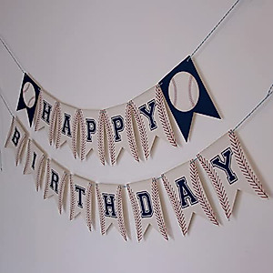 Baseball Birthday Banner,Baseball Party Decorations,Party Garland, Birthday Decorations