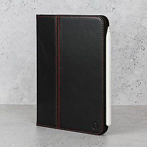 Casemade Real Leather Case Compatible with iPad Mini 7 (A17 Pro) / 6th Gen (2021) - Full-Grain Leather Cover, Auto Sleep/Wake, Dual Stand Position (Tan)