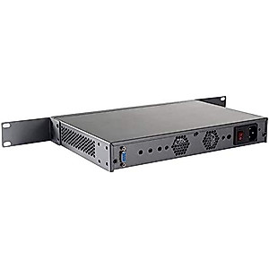 Partaker Firewall, OPNsense, VPN, Network Security Micro Appliance, Router PC, Intel Atom D525, 6 x Intel Gigabit LAN, COM, VGA, Fan, R3, 4G RAM, 64G SSD