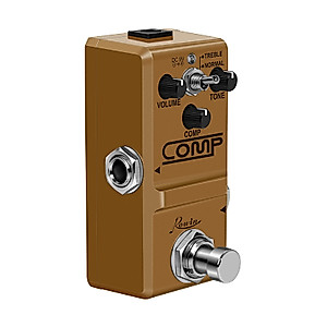 Rowin Analog Mini Opto compressor Box Guitar Compression Pedal for Electric Guitar BASS (LN-333)