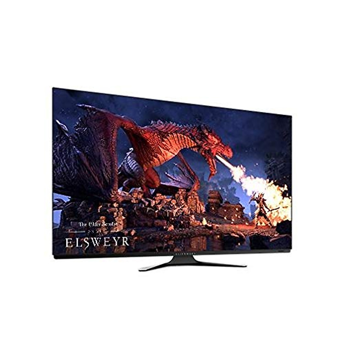 Alienware 55 OLED Gaming Monitor: AW5520QF, World’s First 55" OLED Gaming Monitor. Featuring 4K Resolution 3840 x 2160 at 120Hz True-to-Life Colors, Low Input Latency and AW Legend Industrial Design
