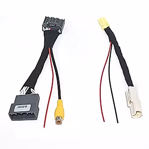 Car Rear View Backup Reverse Camera Adapter RCA Cable for Honda Vezel HR-V HRV XR-V XRV 2013~2019 Original OEM Factory Screen Video Input