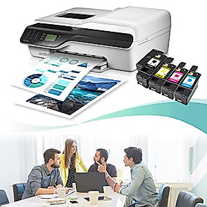 GREENBOX Compatible 1250C Toner Cartridge Replacement for Dell 810WH C5GC3 XMX5D WM2JC High Yield for Dell 1250 1350 1250C 1350CNW 1355CN 1355CNW 1355W Printer (1 Black, 1 Cyan, 1 Magenta, 1 Yellow)