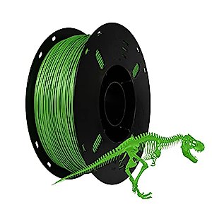 Polyfaire 3D Printer Filament, PLA Filament 1.75mm, 1kg Spool (2.2lbs), Dimensional Accuracy +/- 0.05mm for FDM 3D Printers（Green）