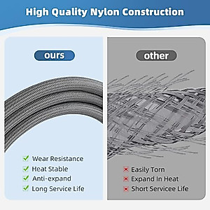 88624000 Replacement Pull-out Faucet Hose Compatible with Hansgrohe Kitchen Faucets Standard Non-Select Single Hole, Kitchen Faucet Spray Hose 59 Inches