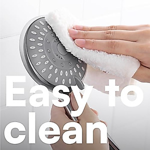 H&S Universal Handheld Shower Head with High and Low Water Pressure - Hand Showerhead with 5 Different Spray Modes - Powerful Chrome Replacement - Also for RV or Camper