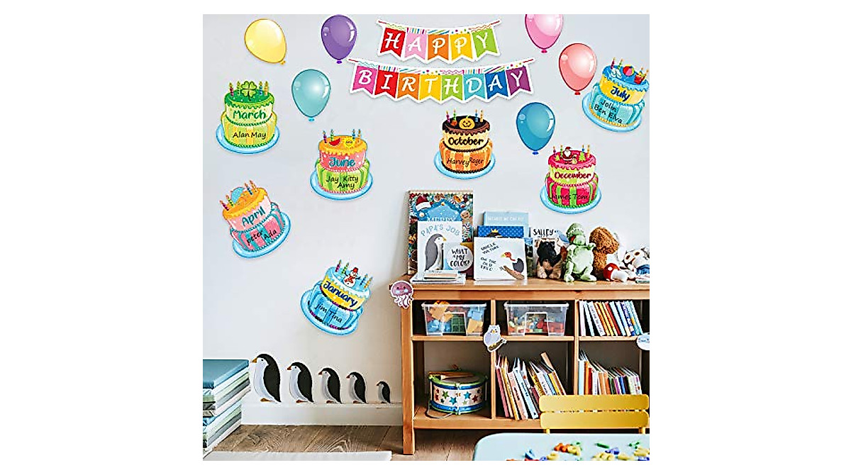 Celebrate Birthdays with Outus Birthday Bulletin Board Set
