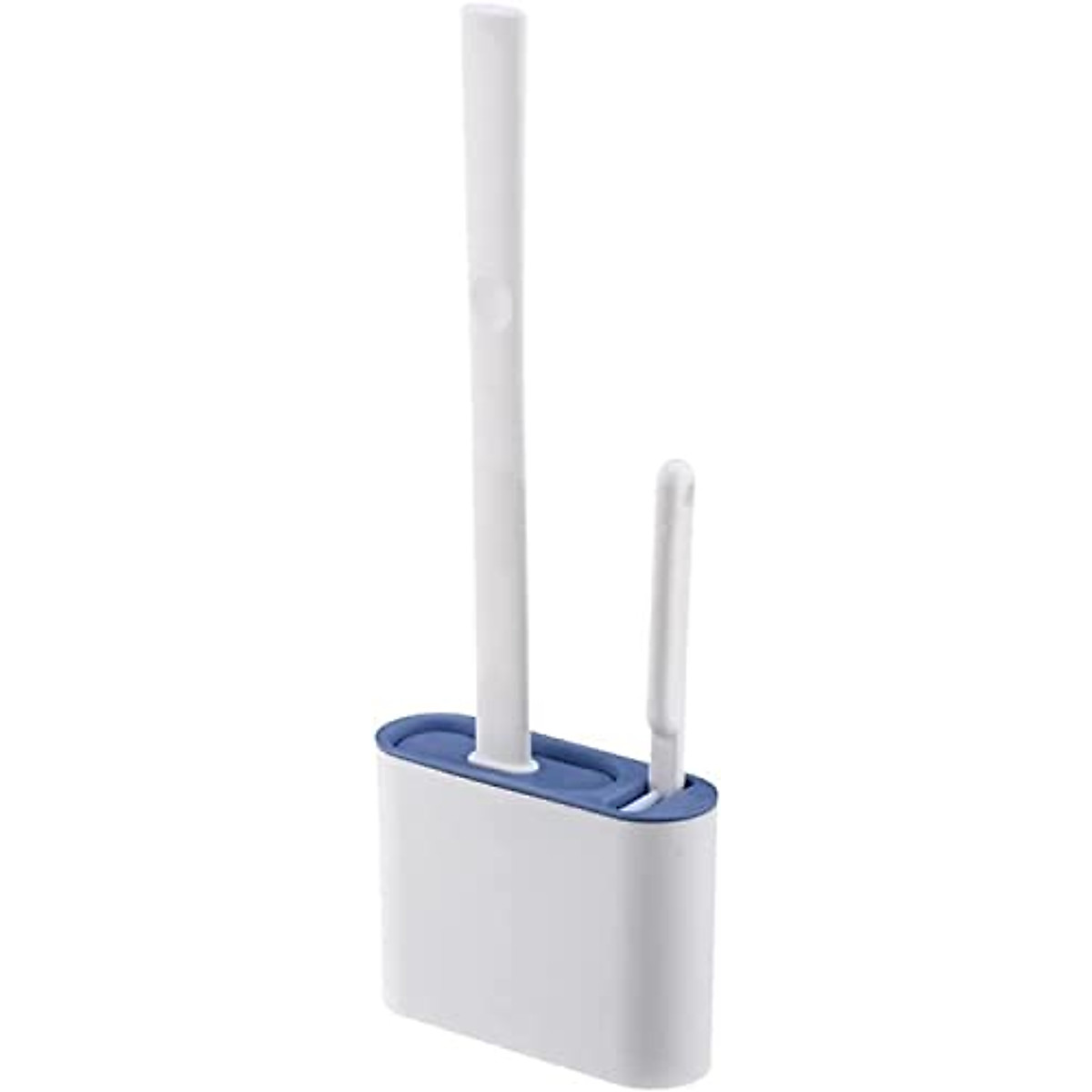 Toilet Brush Wall Mounted Toilet Brush No Dead Brush Silicone Detachable Household Long Handle WC Accessories Bathroom Toilet Brush Holder Furniture (Color : C)
