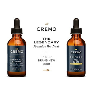 Cremo Beard Oil, Palo Santo (Reserve Collection), 1 fl oz - Restore Natural Moisture and Soften Your Beard To Help Relieve Beard Itch