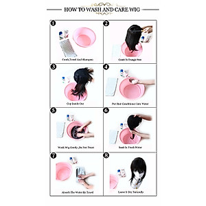 SYXLCYGG Black Hair Extension Clip Hair Extensions 22" 4.8 Oz Synthetic Straight Cheap Fake Hair Piece Women's Easy To Use Fluffy&Not Tangled