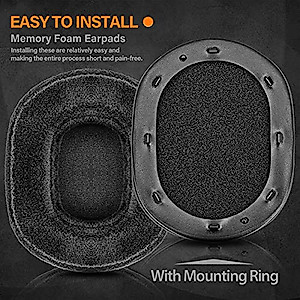 TRANSTEK Ear Pads Compatible with V2 / V2 Pro Gaming Headset I Memory Foam Replacement Ear Cushions (Velour)