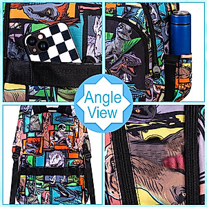 UFNDC Laptop Backpack for Women, 17" Waterproof Travel Computer Bookbag, Cute Anti Theft Rainbow School Bag for College Teenagers Girls