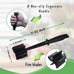 Meat Chopper, Ground Beef Masher – Useful Kitchen Gadgets, Multifunctional Chopper for Ground Beef, Hamburger Meat, Mashing Potato, Safe Kitchen Accessories, Heat Resistant Nylon, Non-Stick Cookware