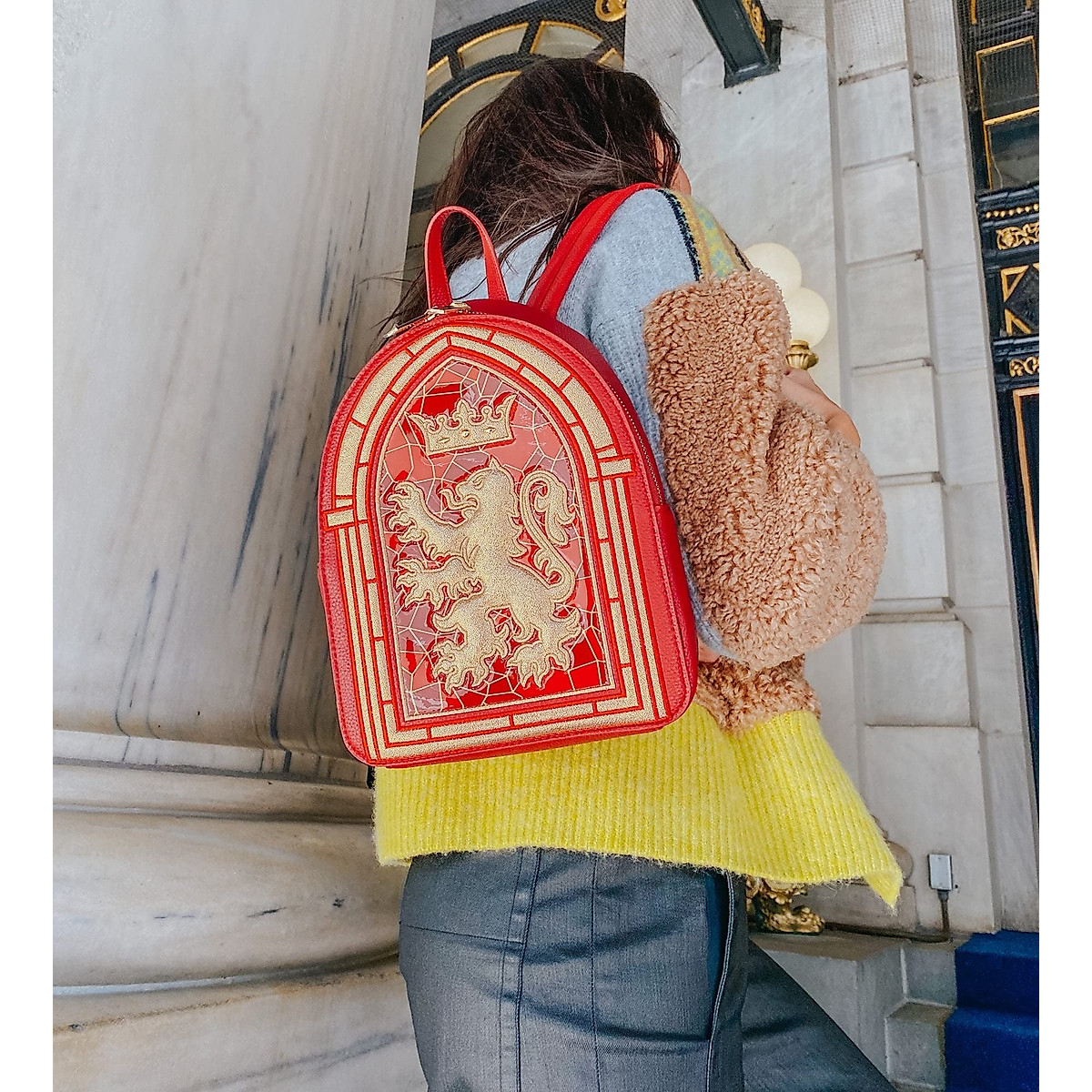 Danielle Nicole x Harry Potter Gryffindor Stained Glass Backpack
