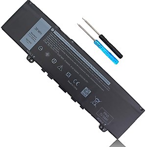 38Wh Type F62G0 Laptop Battery for Dell Inspiron 13 7000 2-in-1 7373 7386 7370 7380 5370 P83G P87G P91G P83G001 P83G002 P87G001 P91G001 Vostro 5370 F62GO RPJC3 39DY5 039DY5 0RPJC3 11.4V 3-Cell