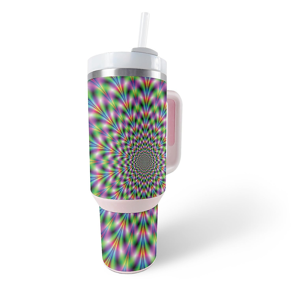 MightySkins Skin Compatible with Stanley The Quencher H2.0 FlowState 40 Oz Tumbler - Hypnosis | Protective, Durable, and Unique Vinyl Decal wrap Cover | Easy to Apply, Remove, and Change Styles