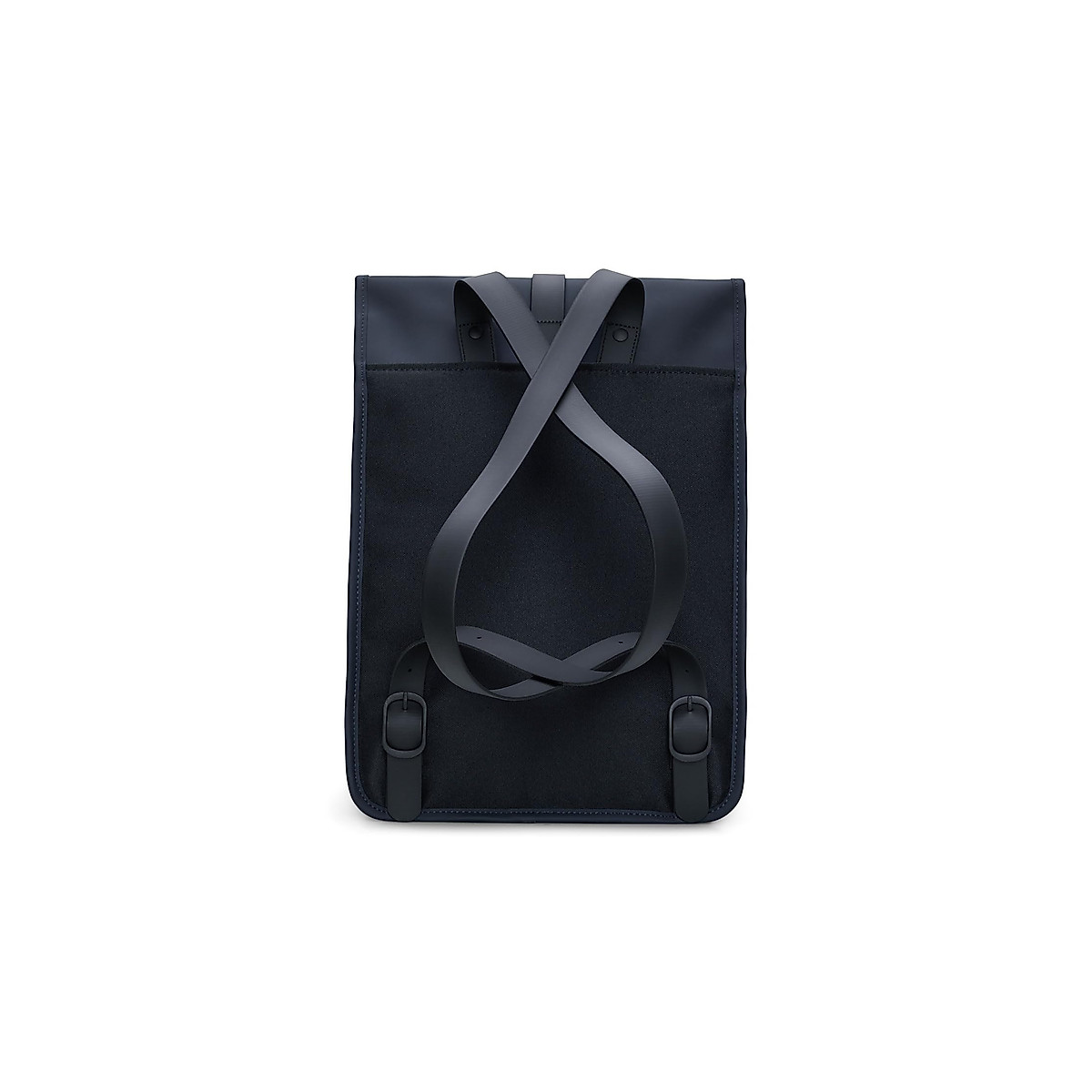 RAINS Rucksack for Men and Women - Waterproof Backpack for Commutes on Bike or Foot (Navy)