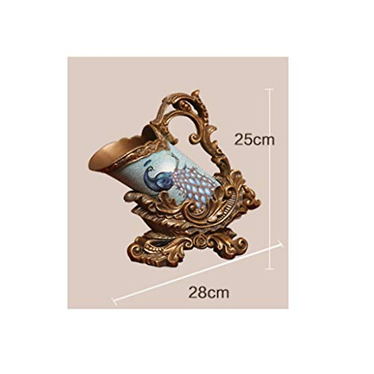 ZYZMH Gift Ideas European Style Living Room TV Cabinet Wine Cabinet Home Craft Decorations Wine Rack Ornaments American