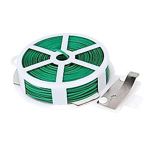 VIMOA Garden Twine 164 Feet Garden Twist Ties with Cutter for Plants, Vines and Wrapping Cords Christmas Tree Tie