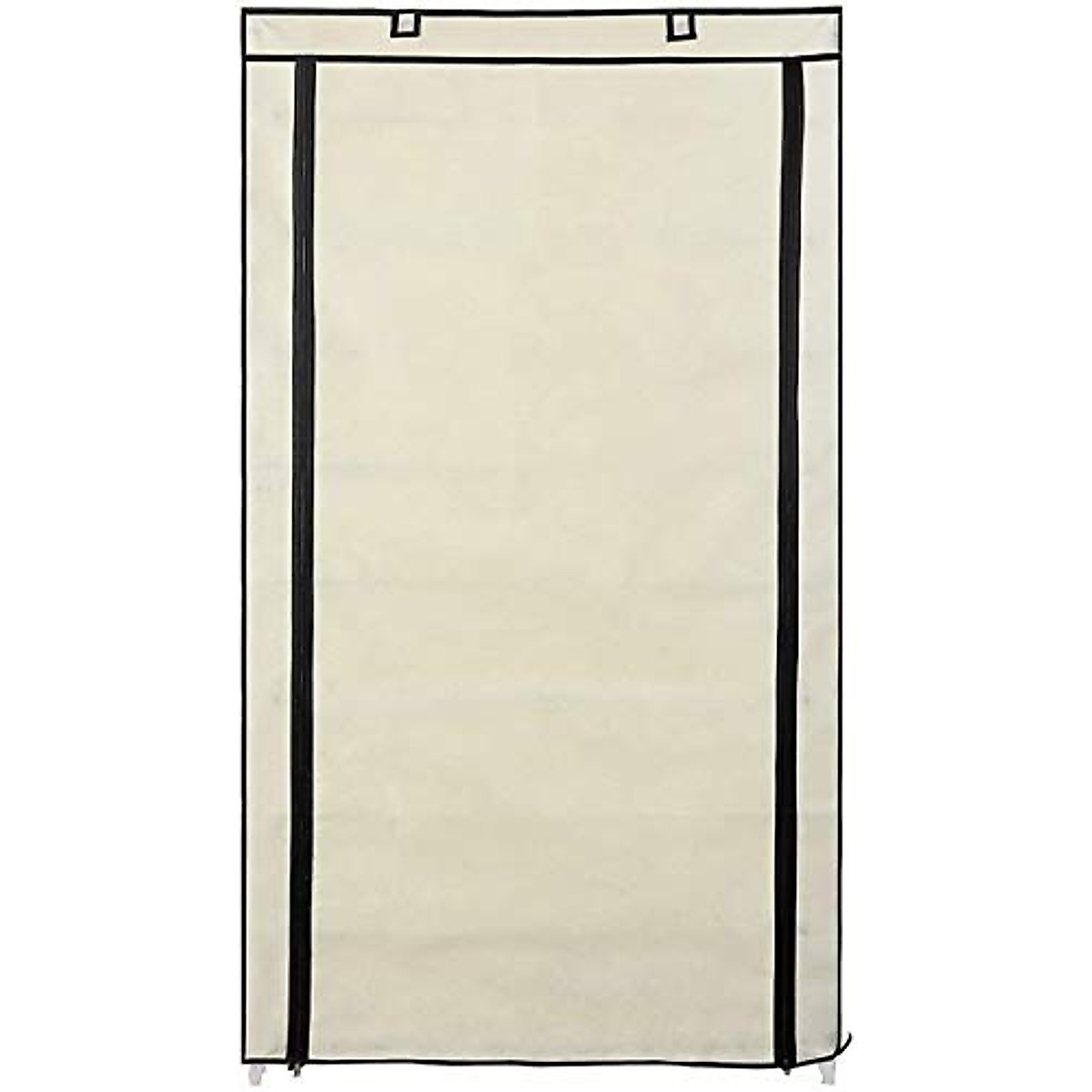 Shoe Rack 10 Tier Shoes Cabinet Storage Organizer Closet with Dustproof Nonwoven Fabric Cover, Store up to 45 Pairs of Shoes (Beige Extra-Wide)