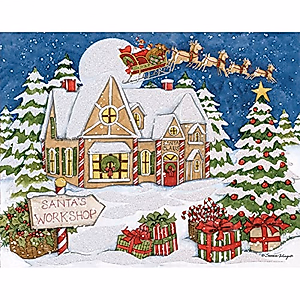 Lang Santa'S Workshop Boxed Christmas Cards (1004894)