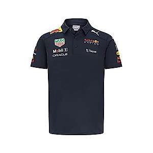 Red Bull Puma Racing - Official Formula 1 Merchandise - 2022 Team Polo - Men - Navy - XXL