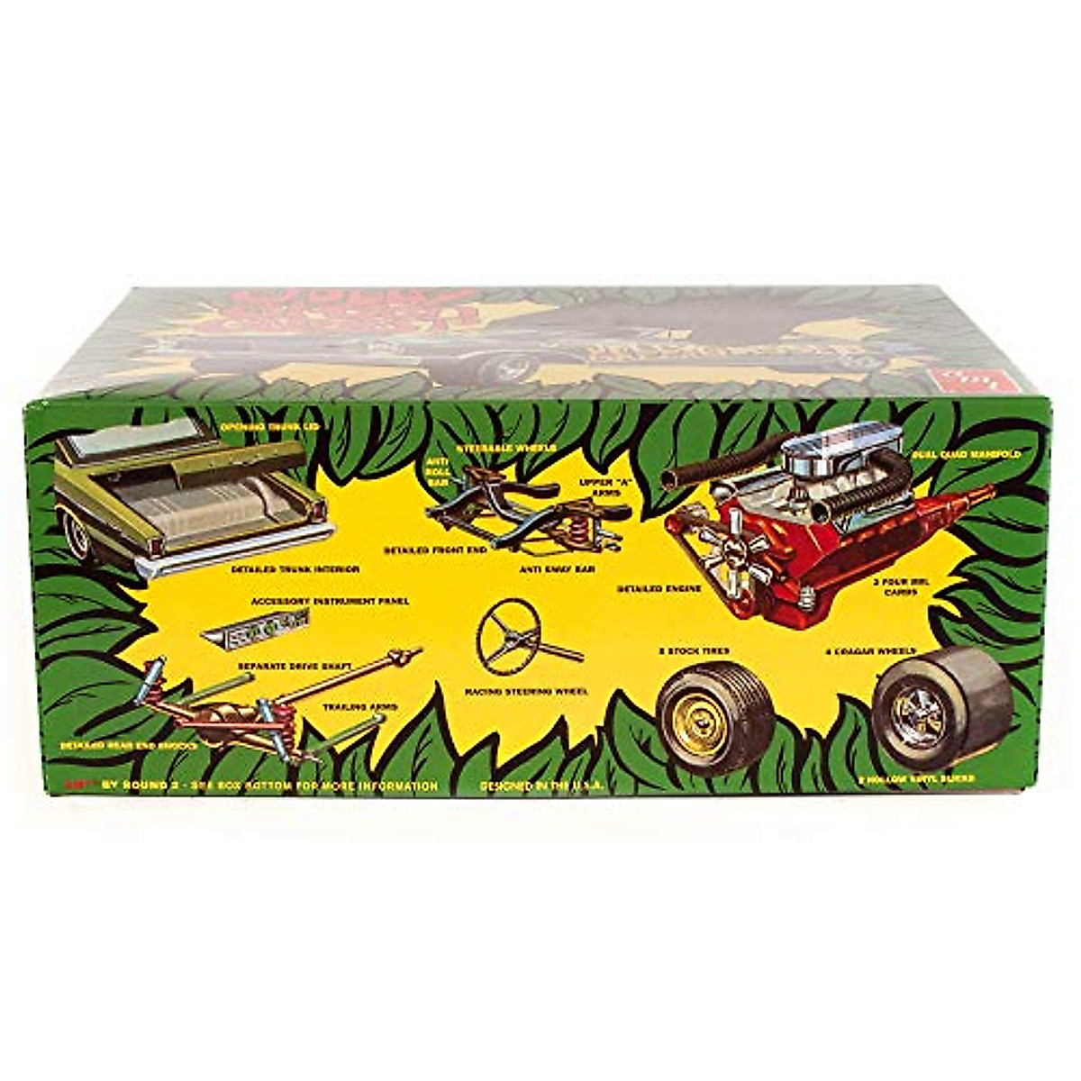 AMT 1965 Ford Galaxie Jolly Green Gasser 1:25 Scale Model Kit (AMT1192)