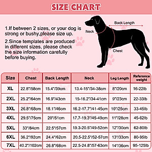 Rypet Dog Recovery Suit Dog Onesie Surgery Recovery Suit for Large Medium Bodysuit Dogs Pajamas Anti Shedding Bodysuit for Female Male for Shedding Prevent Licking Surgical Wound(4XL)