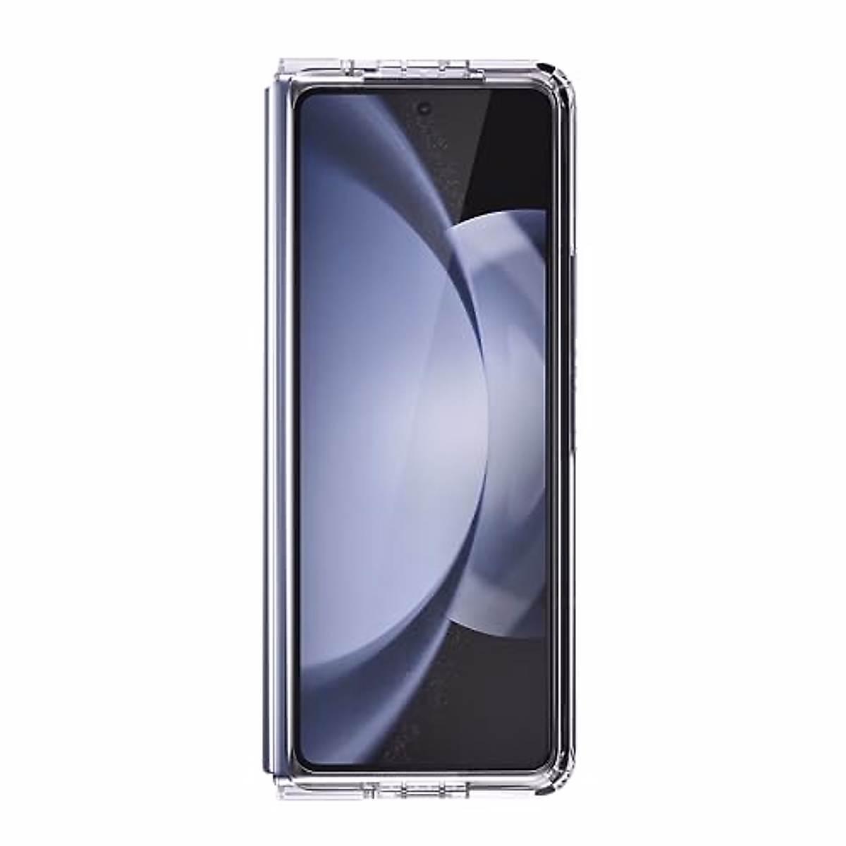 Speck Clear Samsung Galaxy Z Fold 5 Case - Foldable, Scratch Resistant & Drop Protection - Anti-Yellowing Clear Phone Case for Galaxy Z Fold 5 - Presidio Perfect-Clear