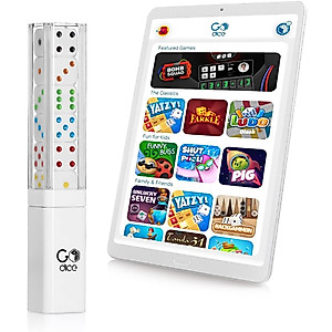 GoCube Ultimate GoDice Pack - 6 Smart Connected Dice, Rolling Tray, Cup and Extra Charger