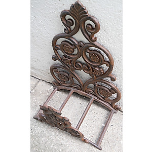 UD Fancy Iron Garden Hose Holder Wall Hose Hanger Reel