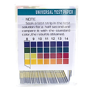 PH Test Strips, PH Paper 0‑14 Scientific Range Precise for Soil Laboratory