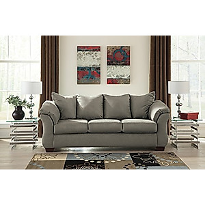 Signature Design by Ashley Darcy Casual Plush Sofa, Grayish Brown
