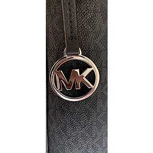 Michael Kors Jet Set Large Messenger Bag Crossbody Black MK Signature