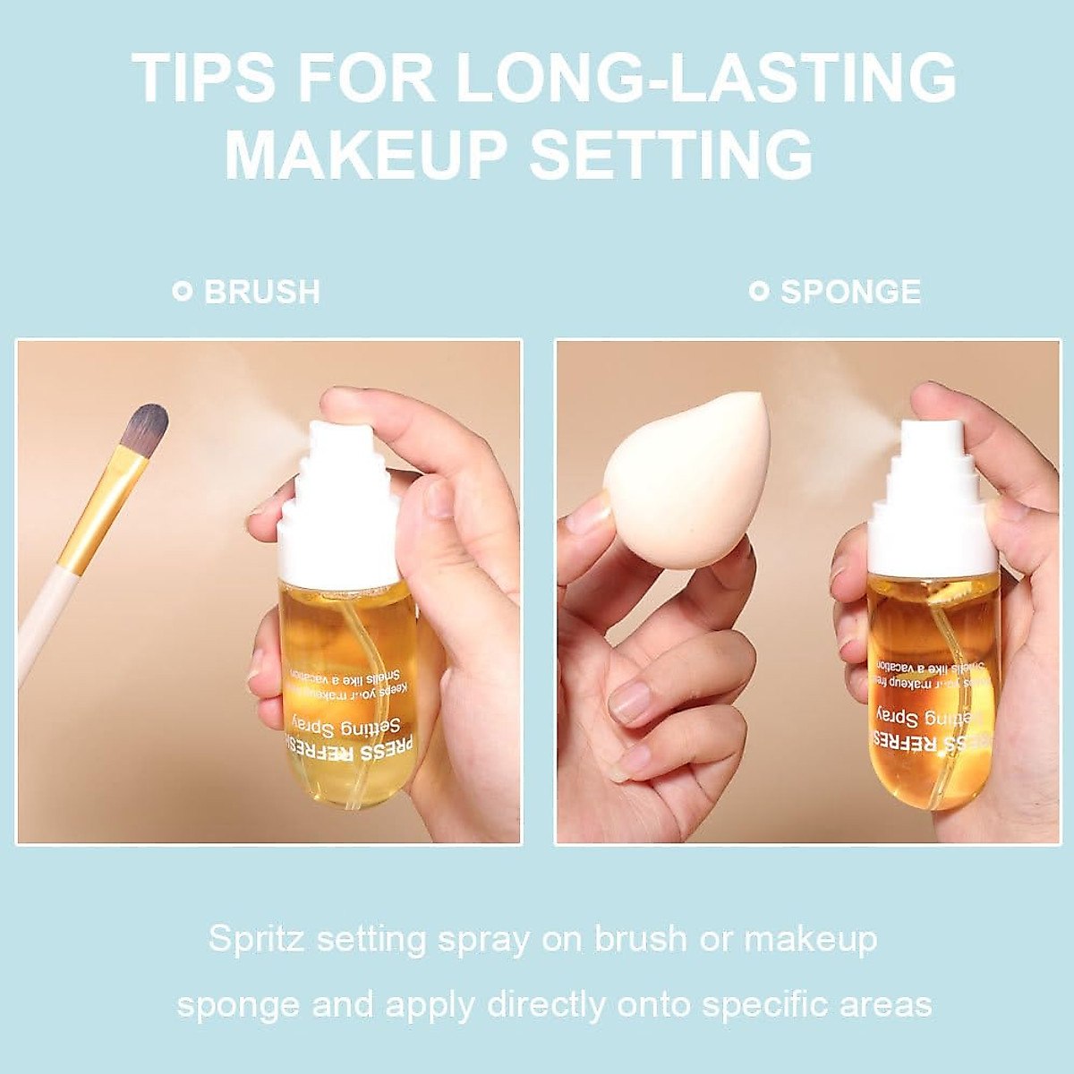 Matte Hydrating Makeup Setting Spray,Keeps Face Makeup from Melting & Fading Oil-Free 24hr Setting Lasting Refreshing Revitalizes For Face & Skin Care,Vegan & Cruelty-Free(55 ml/1.86 Fl Oz)