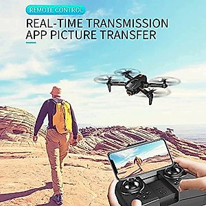 RKSTD Drone With HD Camera, Suitable For Adults, Beginners, Children, Foldable Remote Control Quadcopter, One-button Takeoff/landing, Headless Mode, Waypoint Flight, 360° Flip