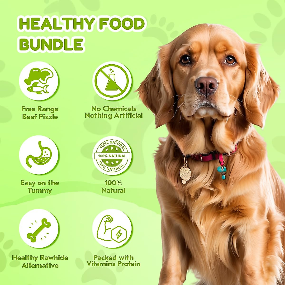 FURFUEL Yak Cheese Himalayan Dog Chews, (6 Counts Large) Long-Lasting Treats for Large & Medium Breeds Yak Chews Made with Pure Natural Ingredients, Perfect Dog Chews for Aggressive Chewers